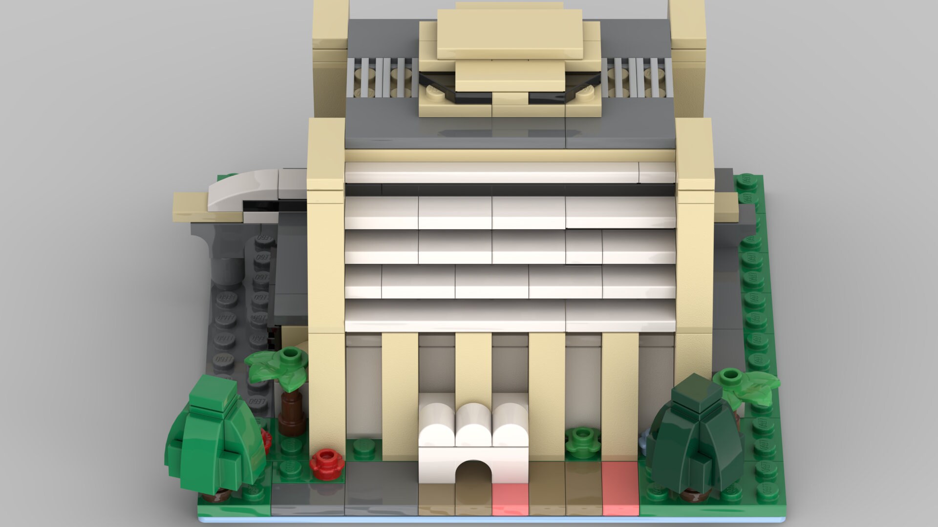 WDW Contemporary Hotel LEGO MOC (instructions Only) - Etsy