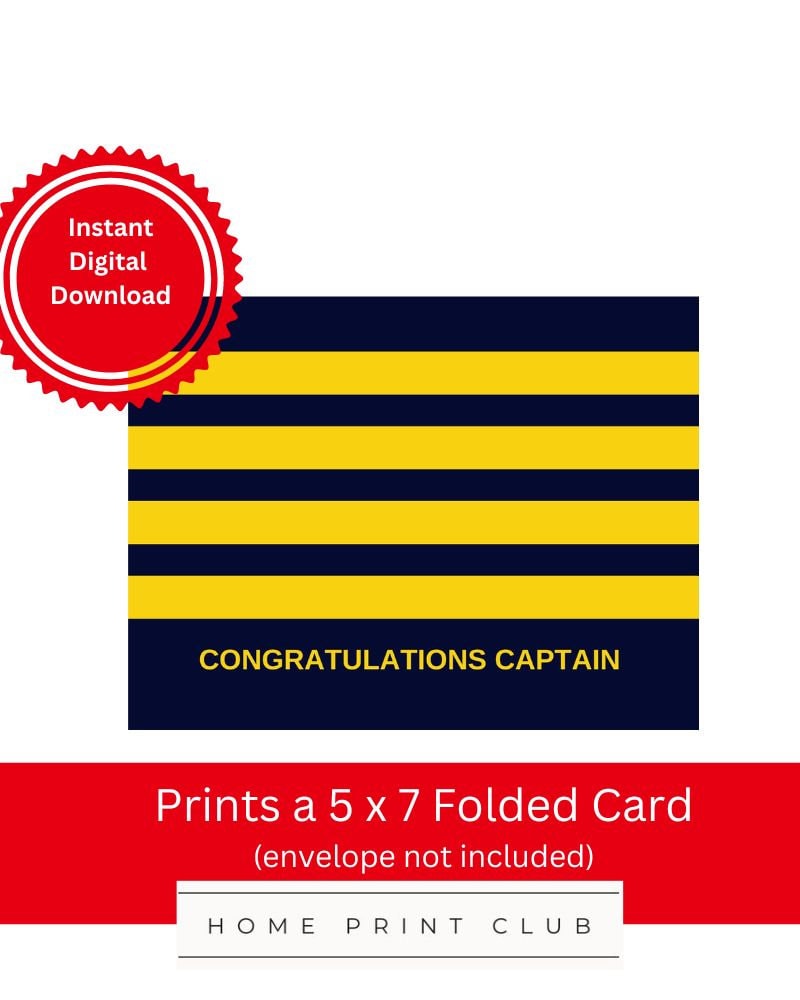 Congratulations Captain Card Download, Aviation Card, Pilot Card ...
