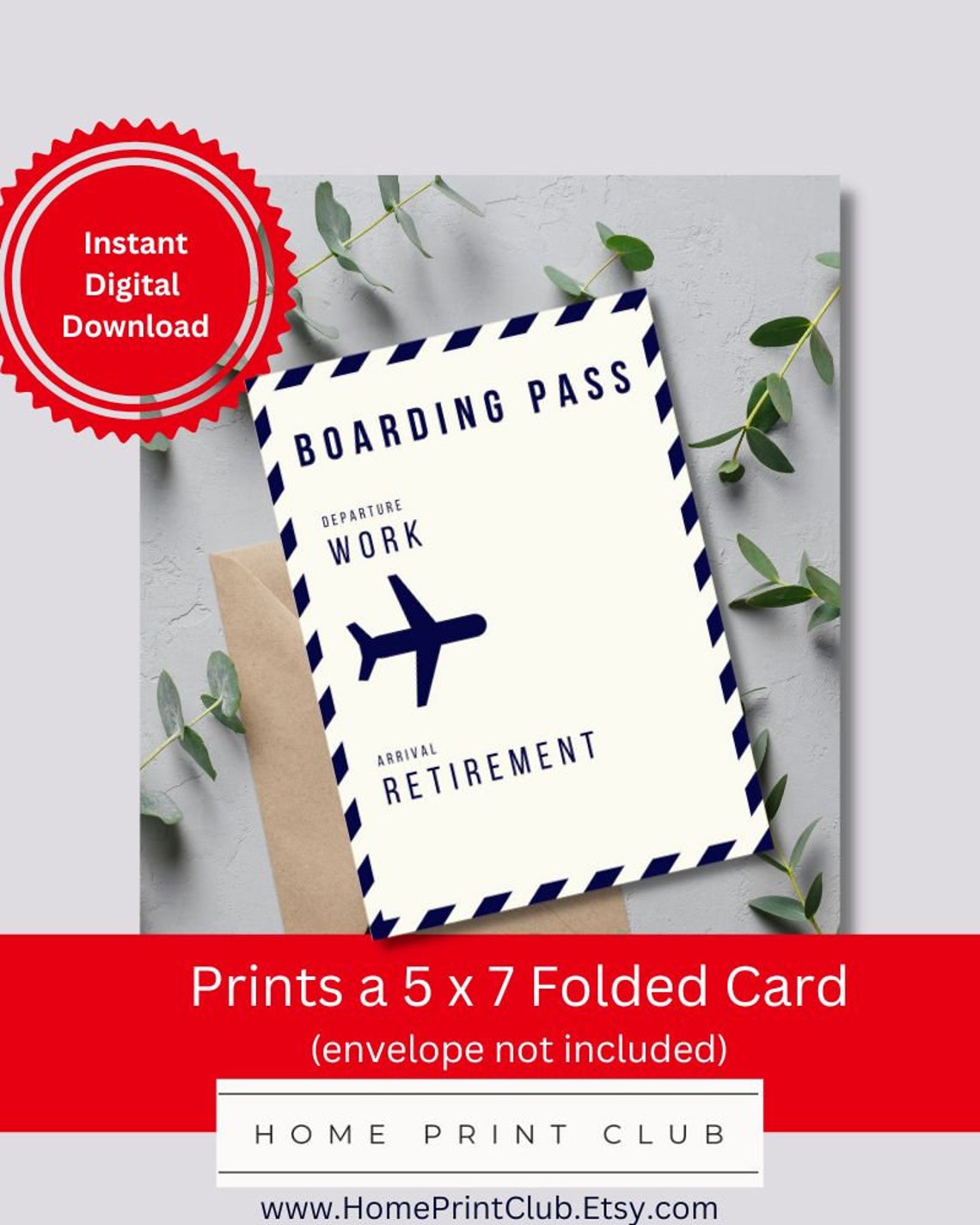 Pilot Retirement Printable Greeting Card, Aviation Retirement Card ...