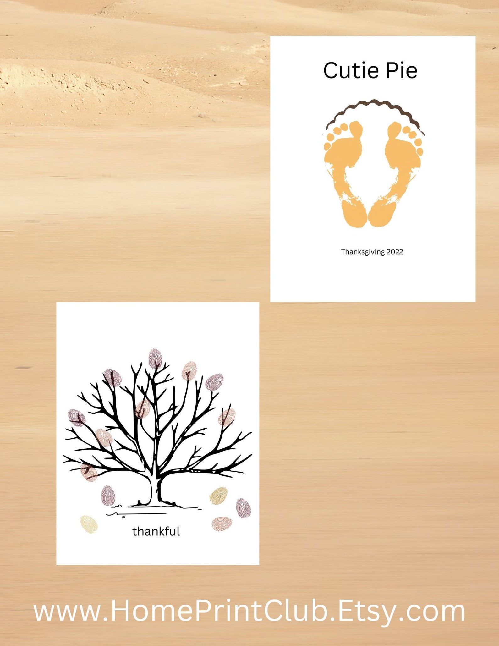 Printable Thanksgiving Handprint Bundle, School Craft, Keepsake Gift ...