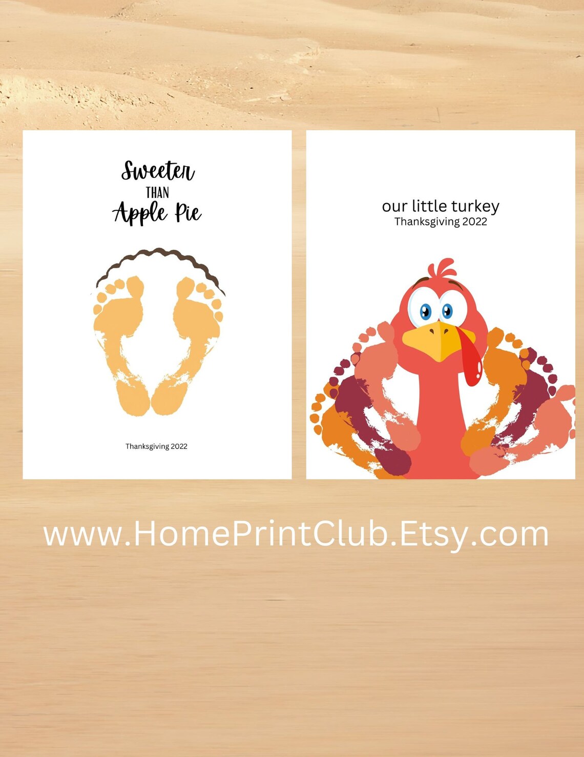 Printable Thanksgiving Handprint Bundle, School Craft, Keepsake Gift ...