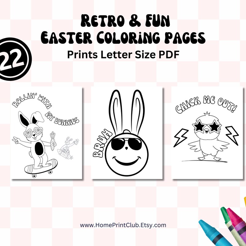 Printable Coloring Pages - Etsy