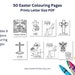 50 Easter Coloring Pages Instant Download, Easter Printable Party ...