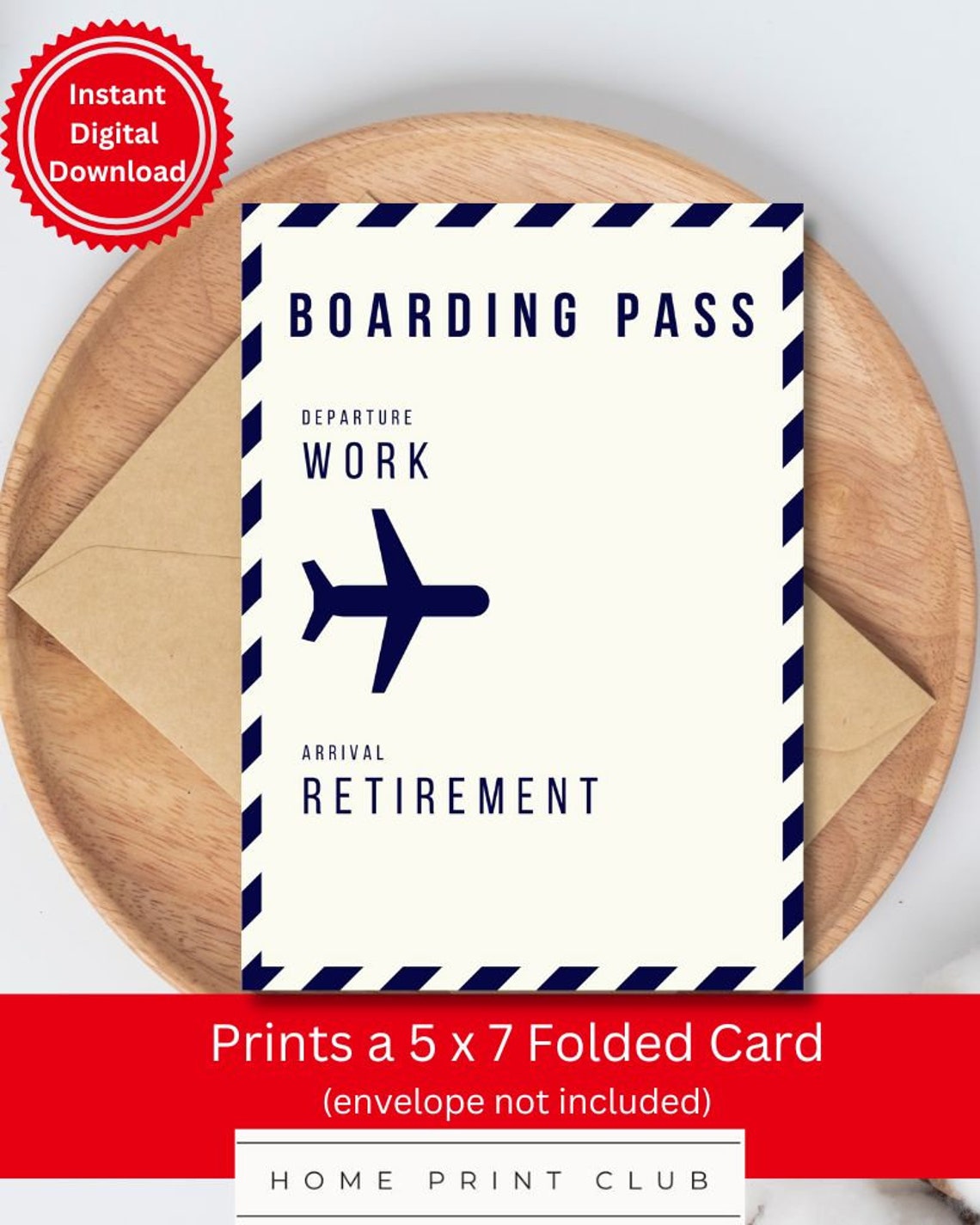 Pilot Retirement Printable Greeting Card, Aviation Retirement Card ...
