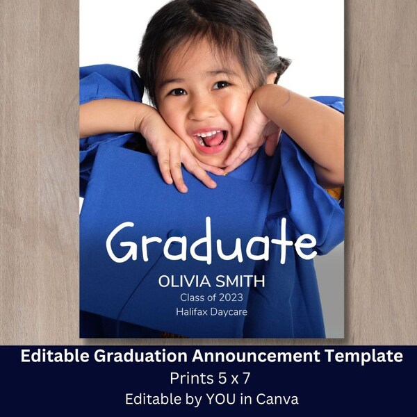 Daycare Graduation Invitation - Etsy