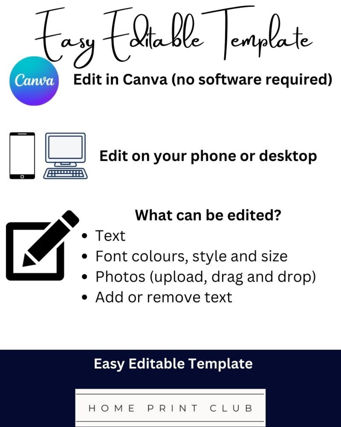 Edit and Customize Mother's Day Footprint Art Template, Mother's Day ...
