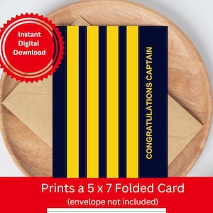 Congratulations Captain Card Download, Aviation Card, Pilot Card ...