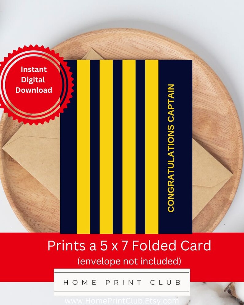 Congratulations Captain Card Download, Aviation Card, Pilot Card ...