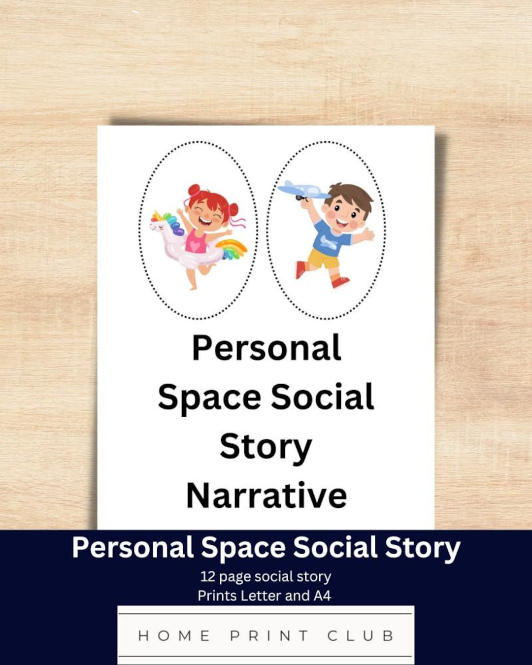Personal Space Social Story, Autism Social Story, ADHD Resource ...