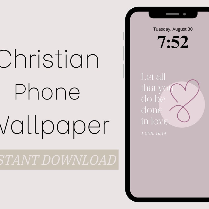 Purple Christian Wallpaper - Etsy