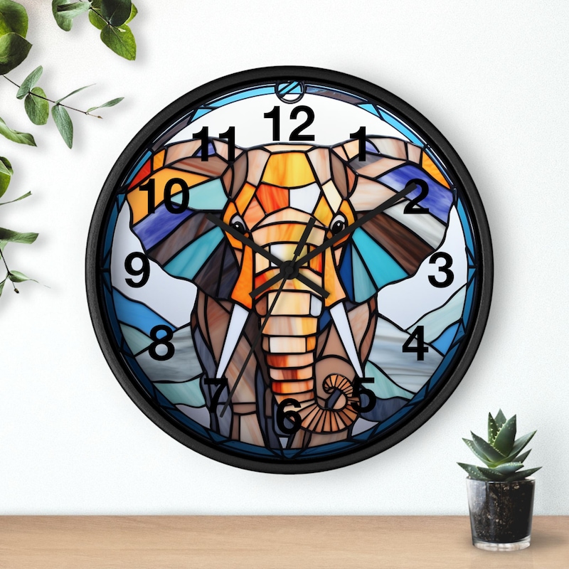 Elephant Clock - Etsy