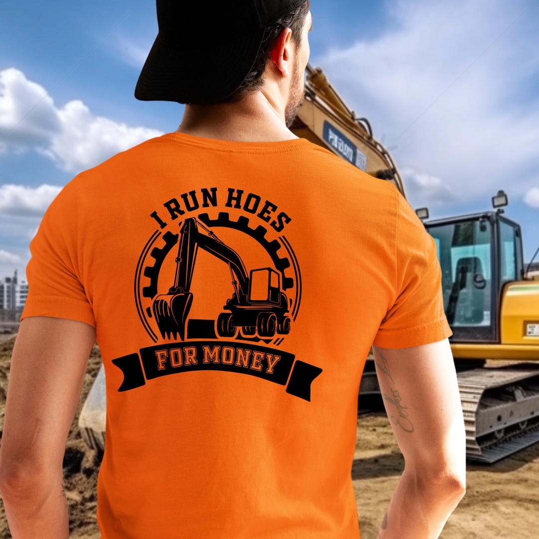 Funny Excavator Work Tee: Blue Collar Humor Gift - Etsy