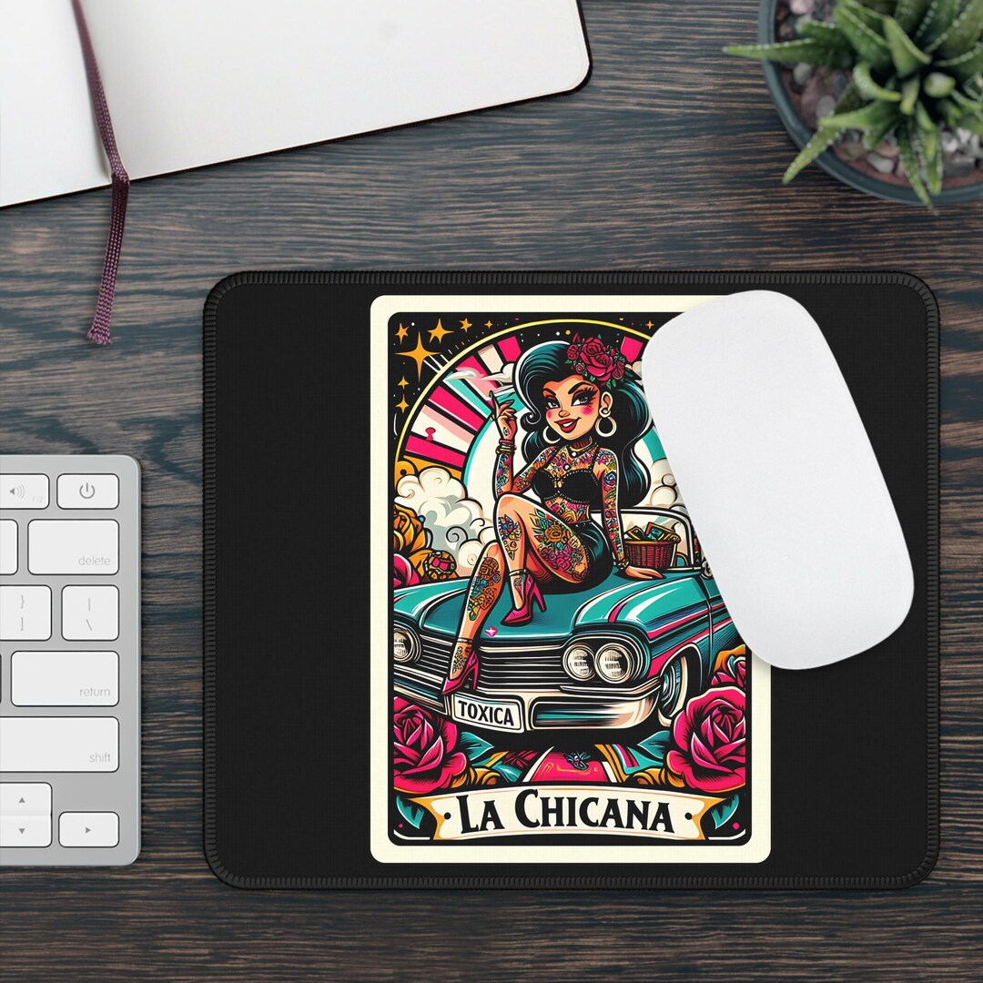 La Chicana Tarot Card Non Slip Mouse Pad Cultural Office Desk Decor ...