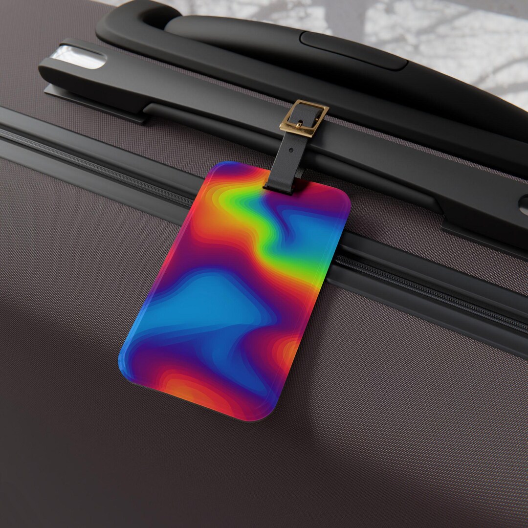 Thermal Heat Map Luggage Tag Heat Radar Colorful Baggage ID Trippy ...