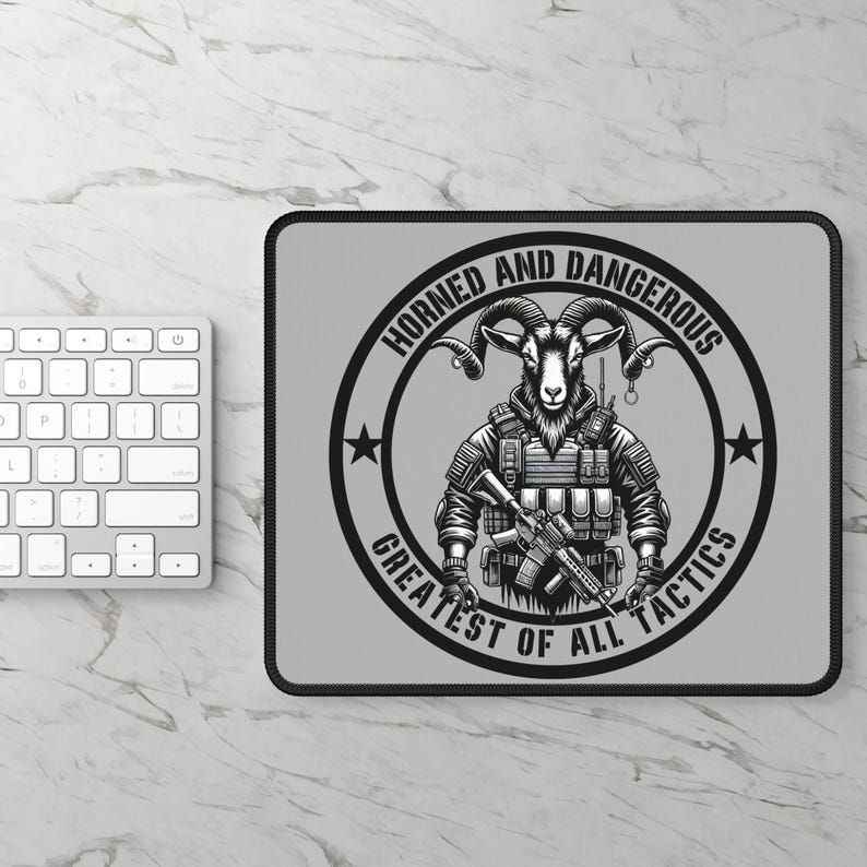 Tactical Goat Mouse Pad: Funny Military Patriotic Gift - Etsy