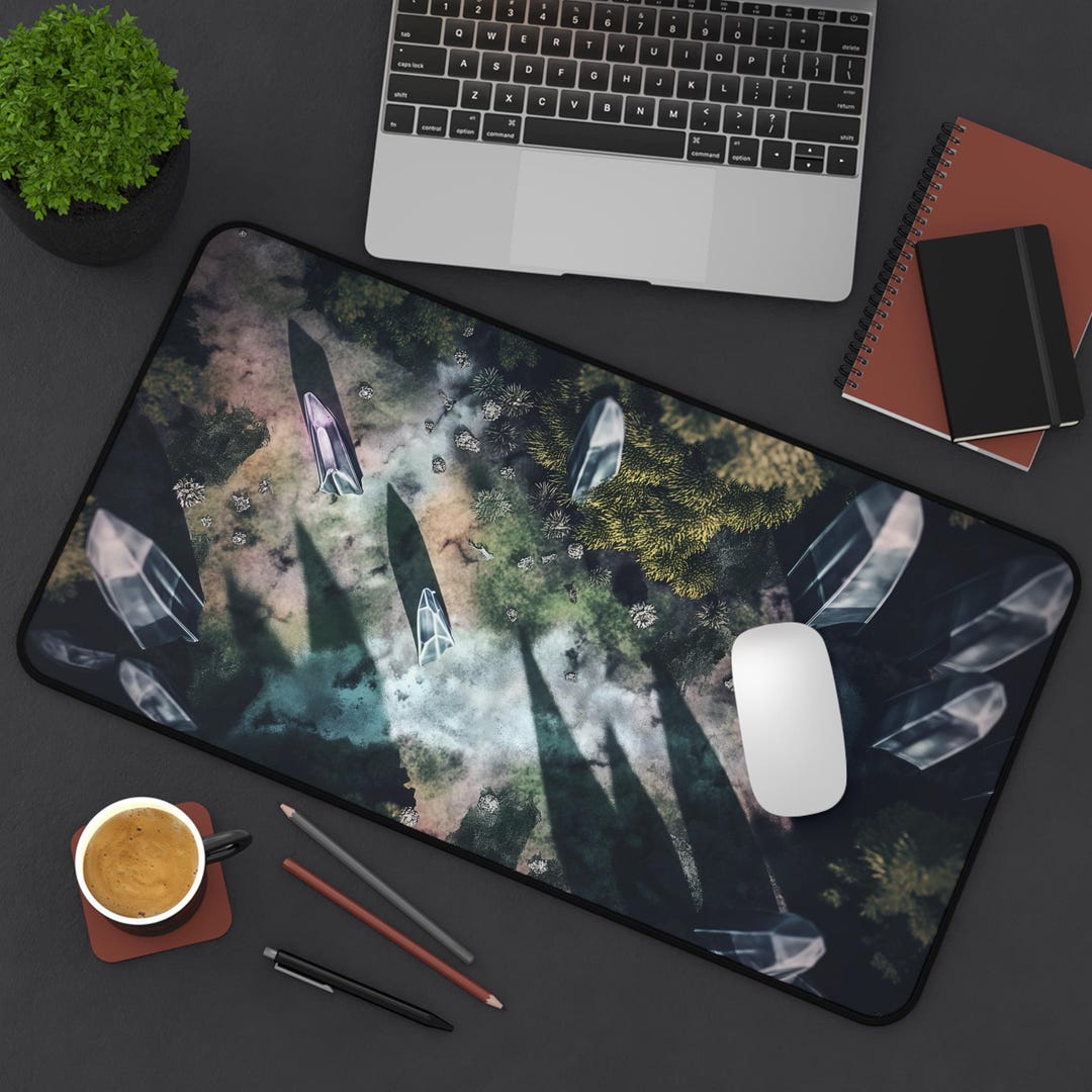 Battle Map XL Extended Mouse Pad | Desk Mat | Video Gamer Map for PC ...