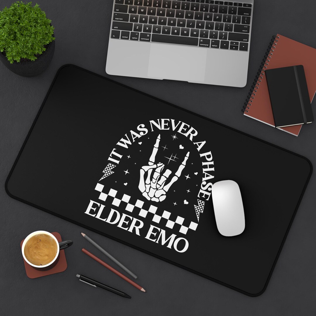 Elder Emo Gaming Mouse Pad: Gothic Desk Mat for Gamers - Etsy
