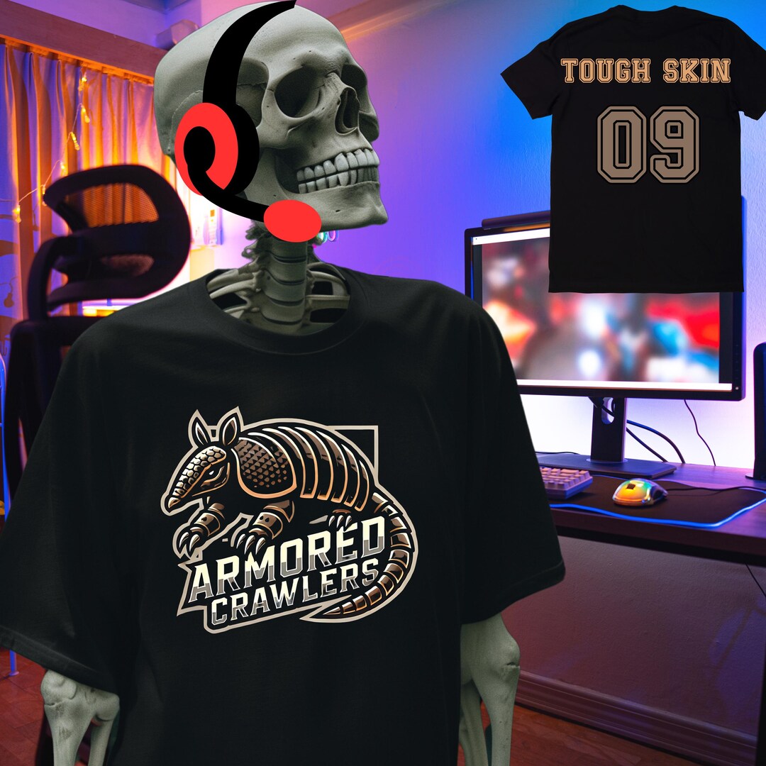 Armadillo Armored Crawlers Esports Jersey: Gamer Team Logo T-shirt - Etsy