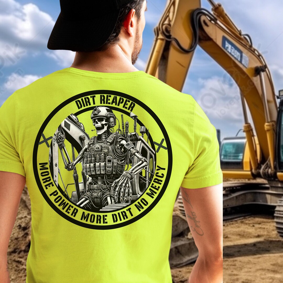 Dirt Reaper Tactical Tee: Heavy Equipment Operator Shirt - Etsy