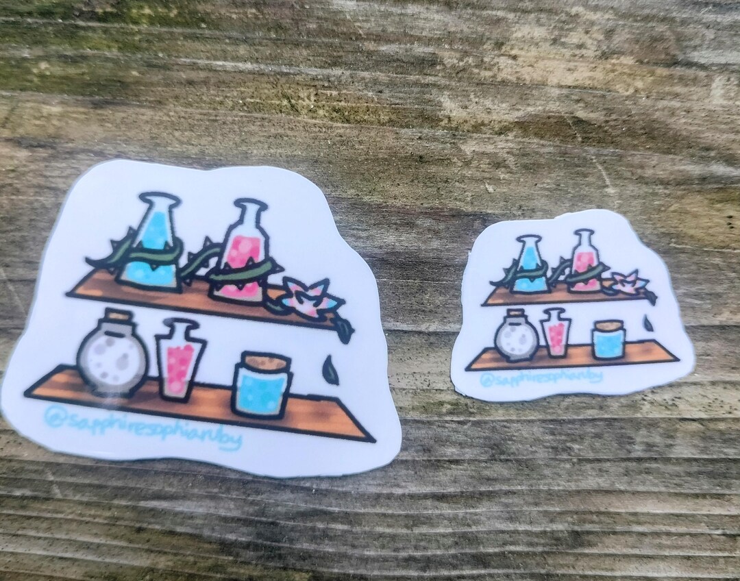 Trans Pride Flag Potion Bottles - Etsy