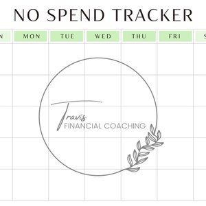 No Spend Tracker - Etsy