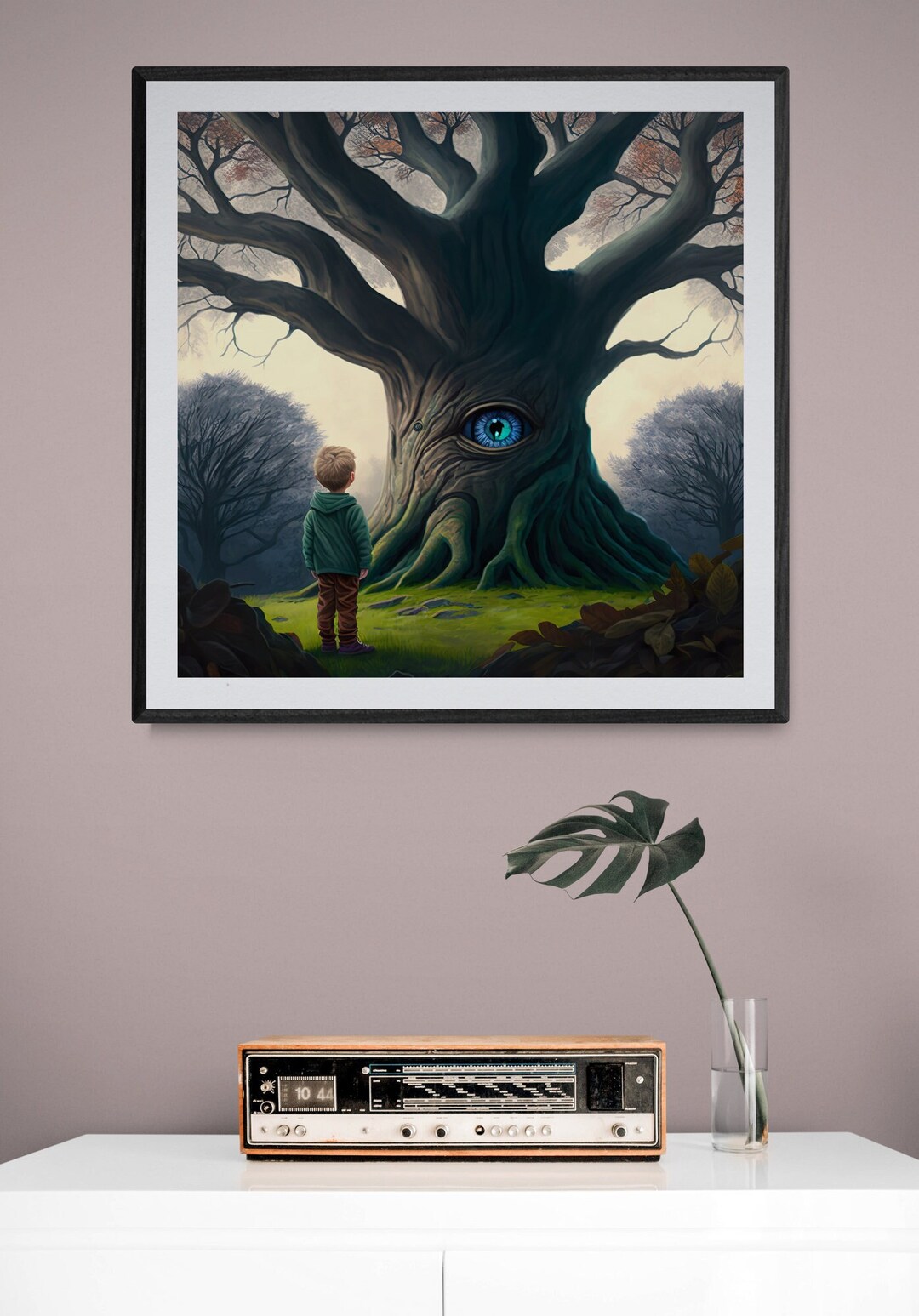 Surreal Wall Art, Oak Tree, Wall Art Poster - Etsy