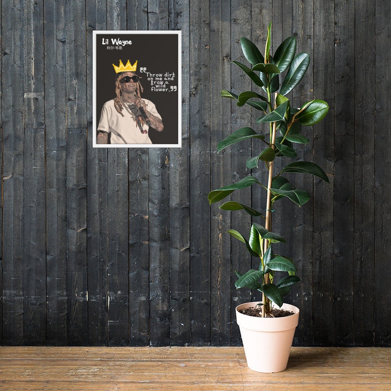 Lil Wayne Poster, Weezy F Baby, Instant Digital Download, Lil Wayne Fan ...