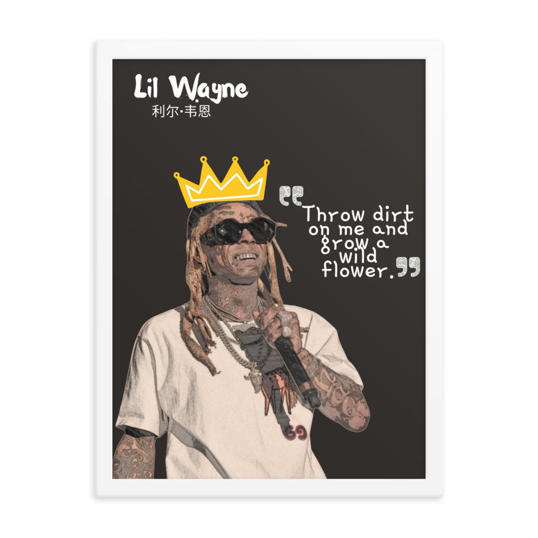 Lil Wayne Poster, Weezy F Baby, Instant Digital Download, Lil Wayne Fan ...