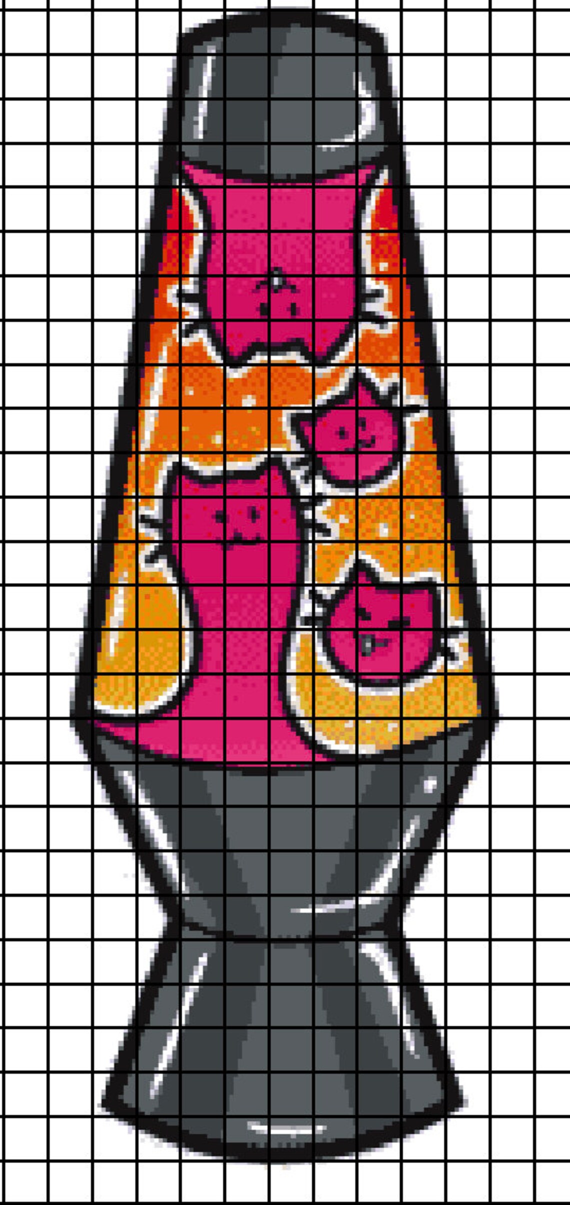 Cat Lava Lamp Cross Stitch Pattern - Etsy