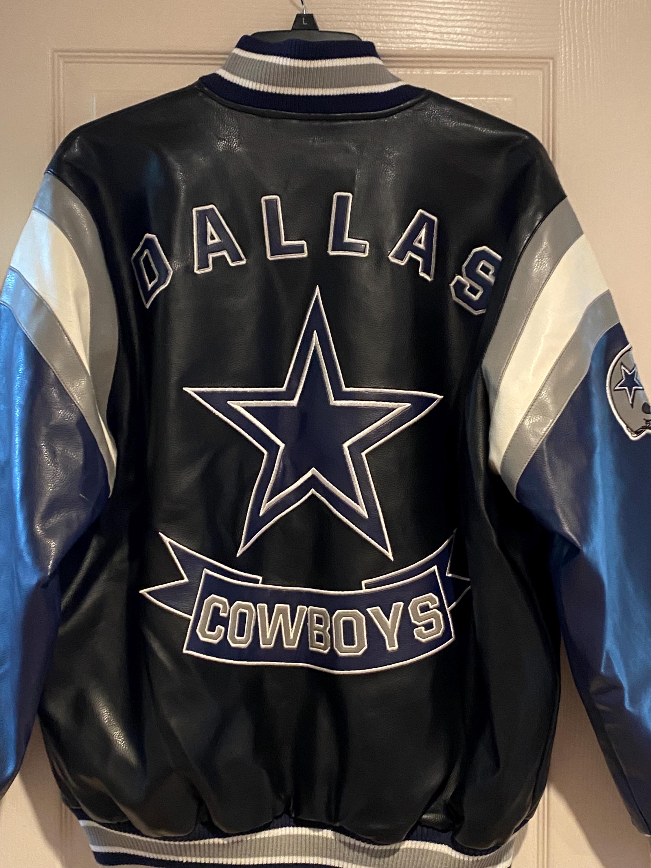 Dallas Cowboys Official NFL Football Jacket New Sizel, Faux Leather ...