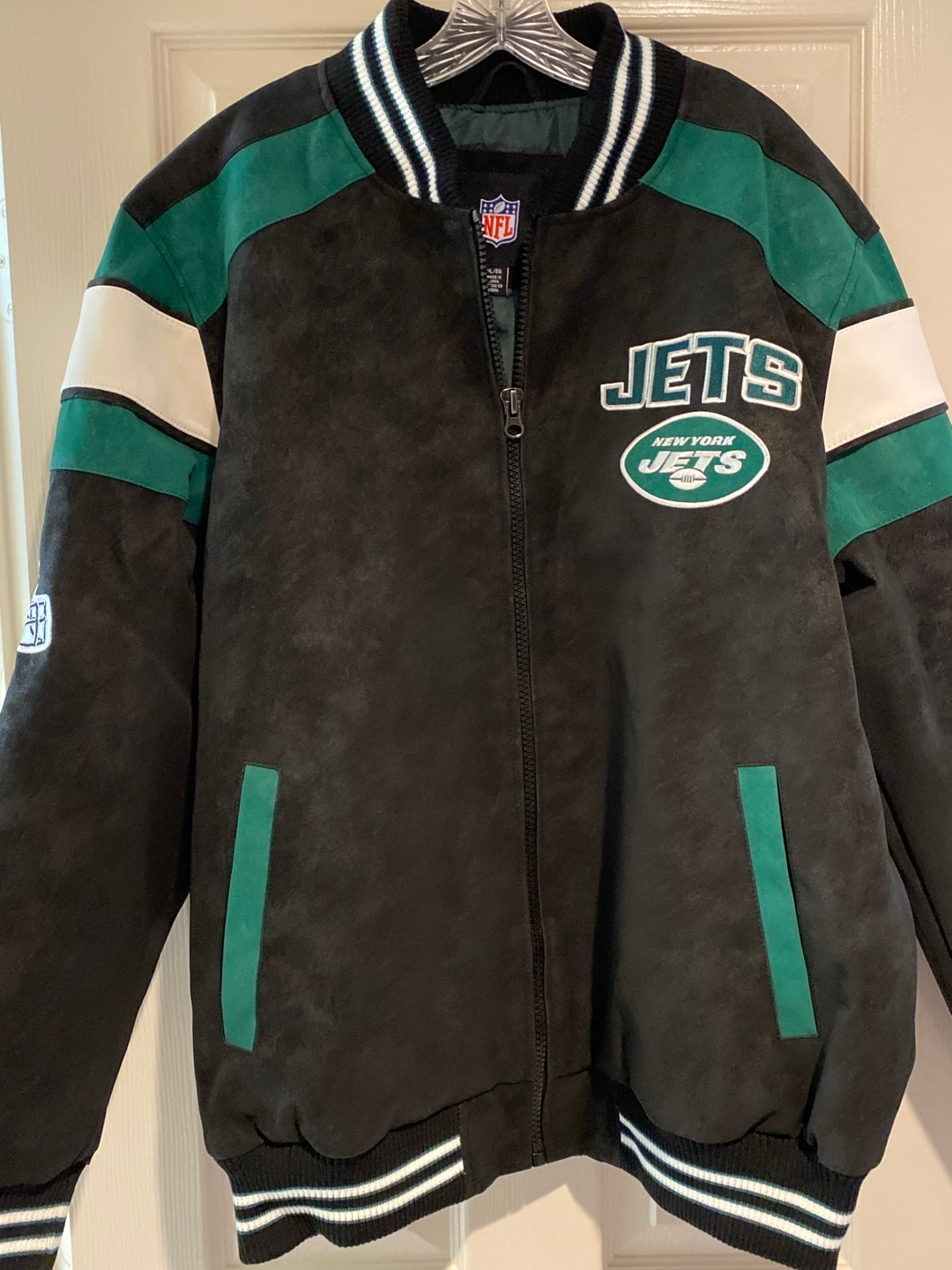 New York Jets Official NFL Football Apparel New Faux Leather - Etsy