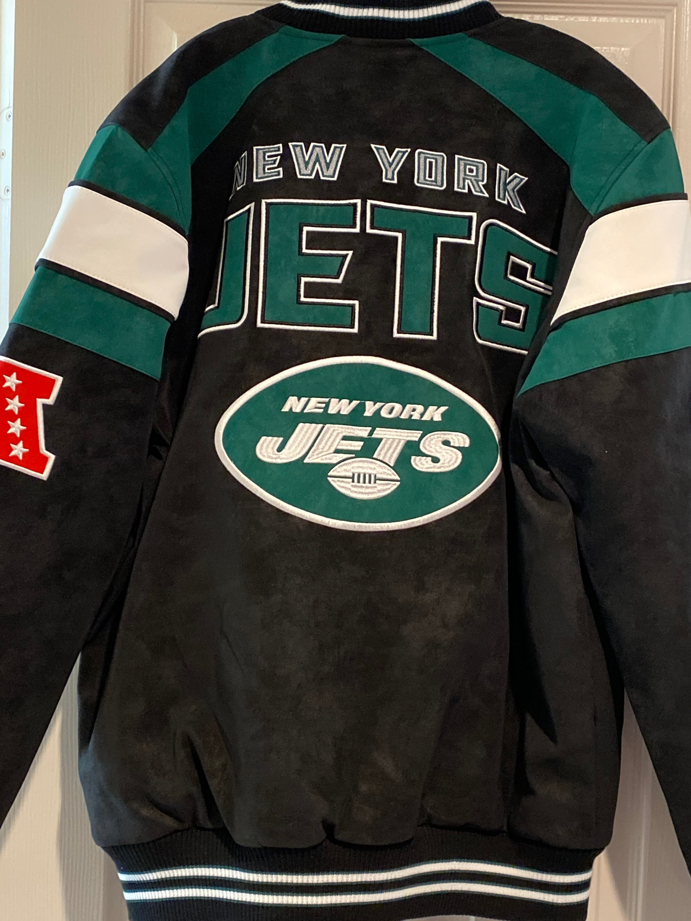 New York Jets Official NFL Football Apparel New Faux Leather - Etsy