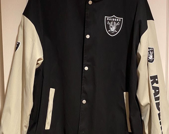 Las Vegas Raiders NFL Official Team Apparel 2XL Faux Material New ...