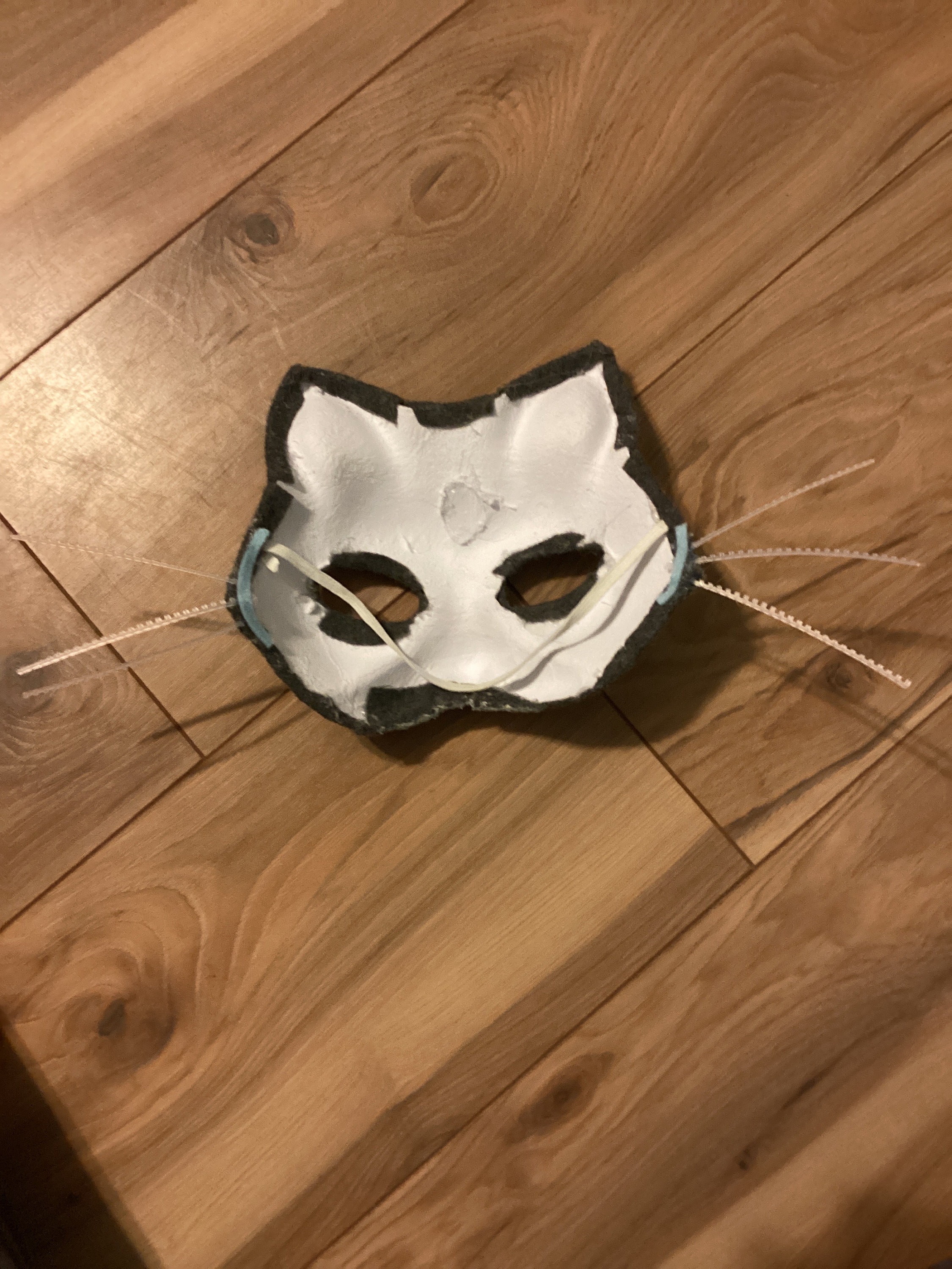 Grey Cat Mask - Etsy
