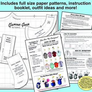 Goose Clothes Pattern: SHIRTS for GUYS & Poseable Wings - Etsy