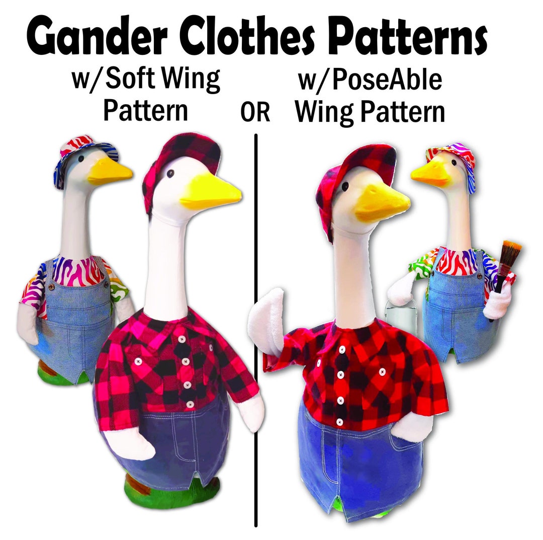 Goose Outfits Pattern for GANDER CLOTHES and Accessories CHOOSE From 2 ...
