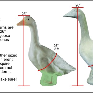 Goose Clothes Pattern: SHIRTS for GUYS & Poseable Wings - Etsy