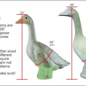 Goose Clothes Pattern for SHIRT DRESS & Poseable Wings - Etsy