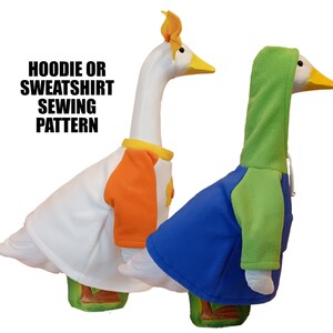 Goose Outfits Pattern for HOODIE & SWEATSHIRT. CHOOSE From 2 Wing ...