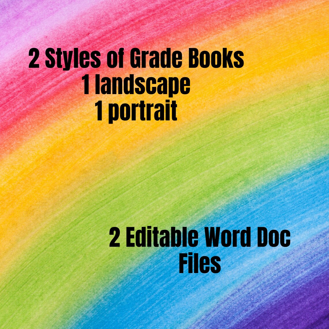 Grade Book Templates for the Classroom | Editable Word File | Download ...