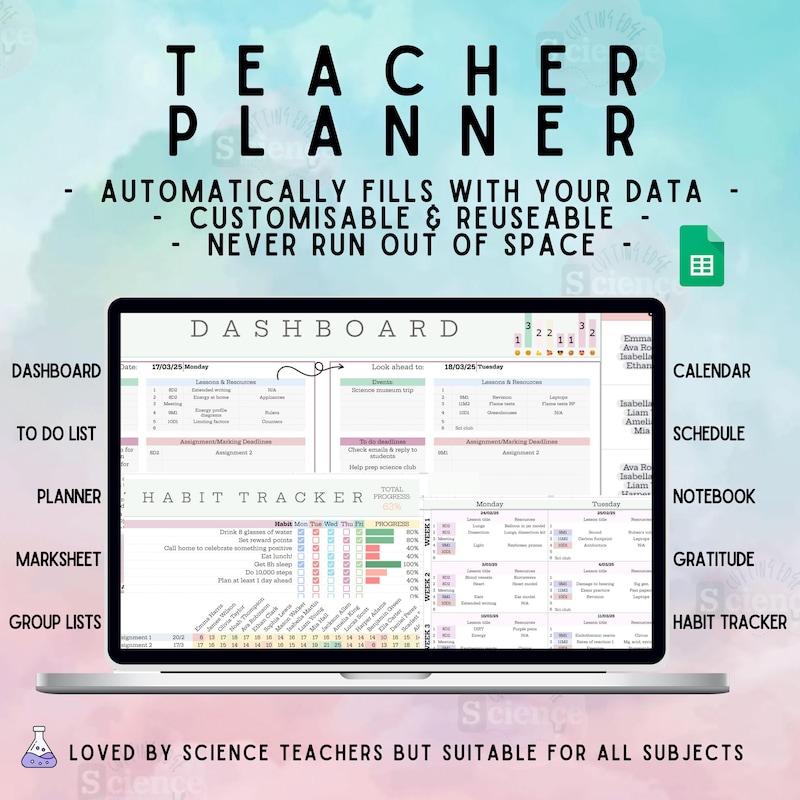 Teacher Planner - Etsy