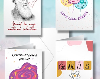 Science Pun Greetings Card - Etsy