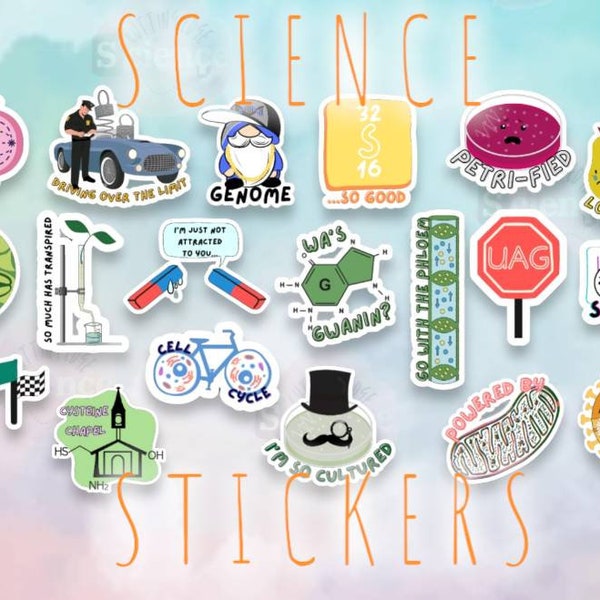 Science Sticker - Etsy