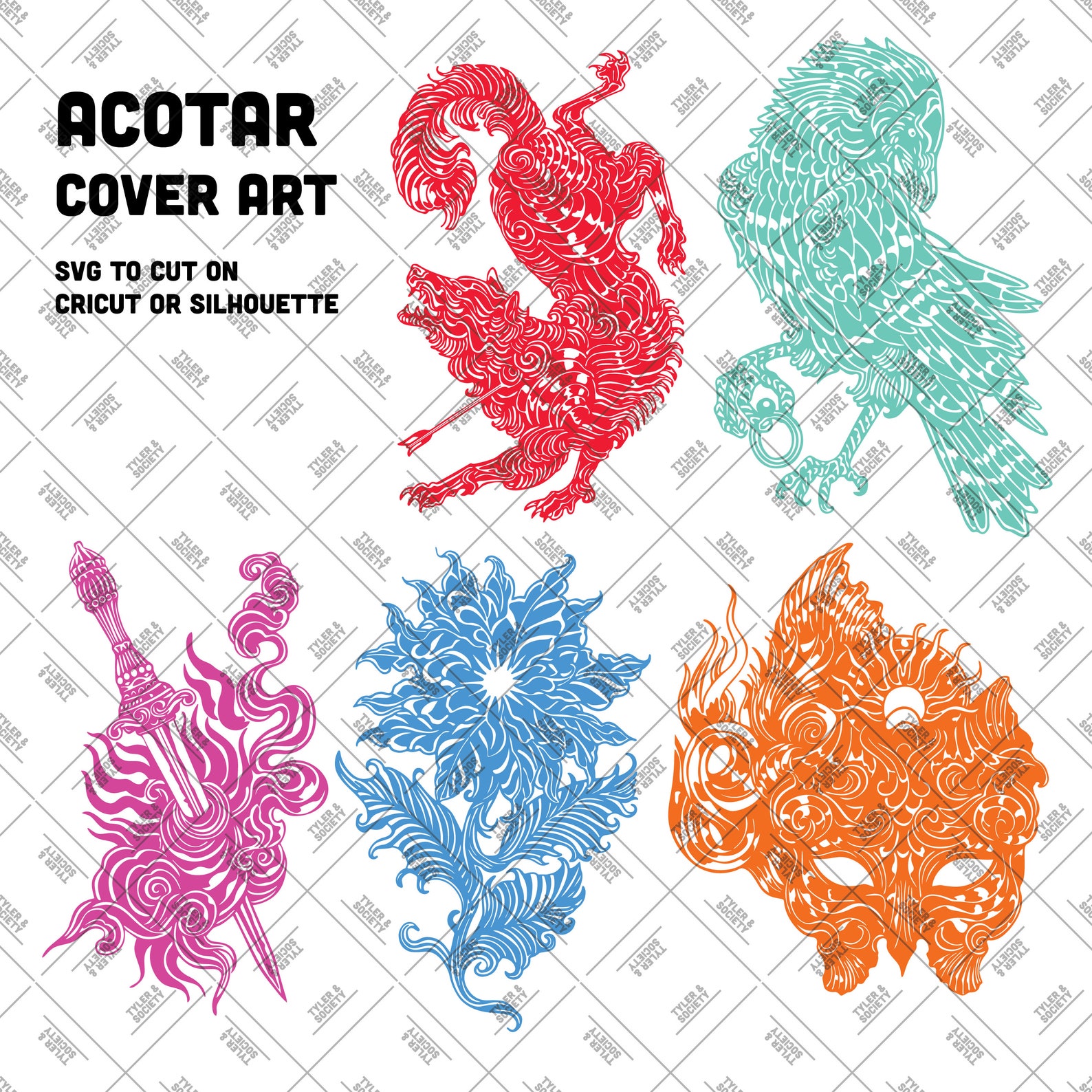 ACOTAR SVG, Cricut, Silhouette Design Files - Etsy