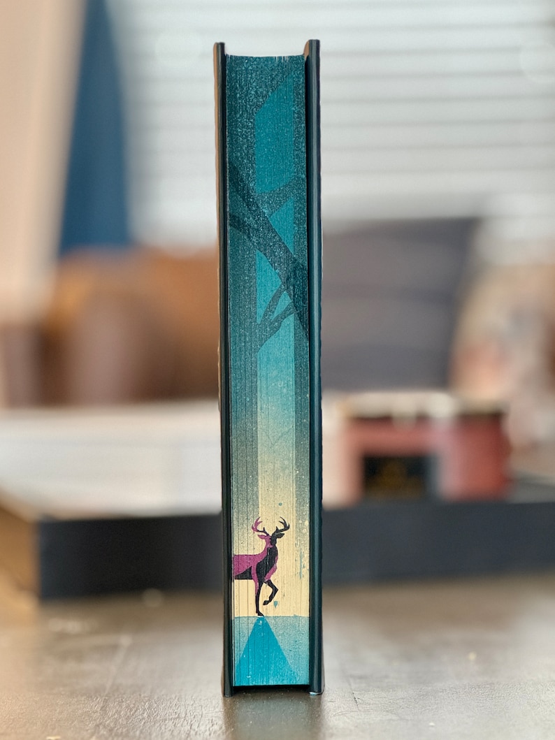 Sprayed Edges Assassin's Blade Custom Paint, Throne of Glass Series ...