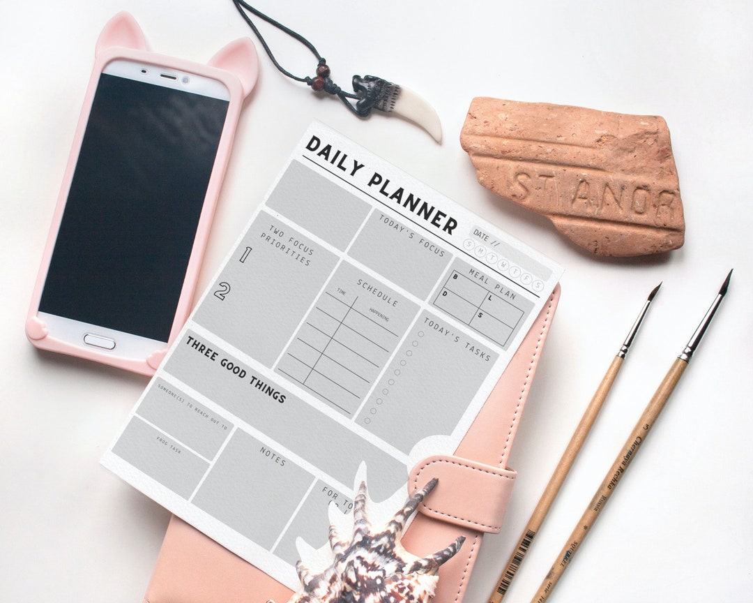 Daily Docket Printable for Visual Organizers - Etsy