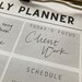 Daily Docket Printable for Visual Organizers - Etsy