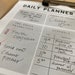 Daily Docket Printable for Visual Organizers - Etsy