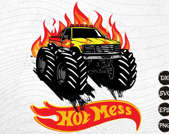 Monster Trucks Clipart, Monster Truck Clipart Bundle, Trucks Clip Art ...