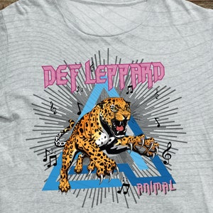 Def Leppard Png, Def Leppard Animal Digital Sublimation, Rock Band Tee ...